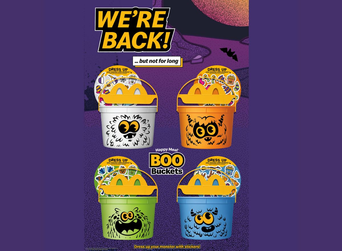 McDonald's Iconic Boo Buckets Are Coming Back: Here's What to Know